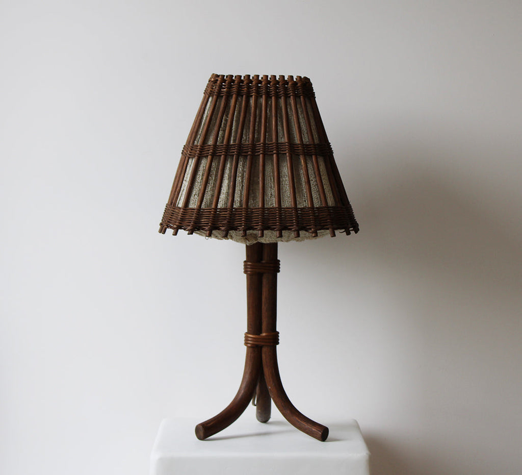Vintage Bamboo Table Lamp – Faithful Roots